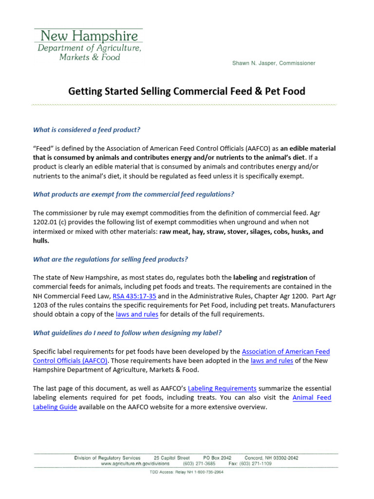 Guide To Selling Petfood | PDF | Calorie | Food And Drink