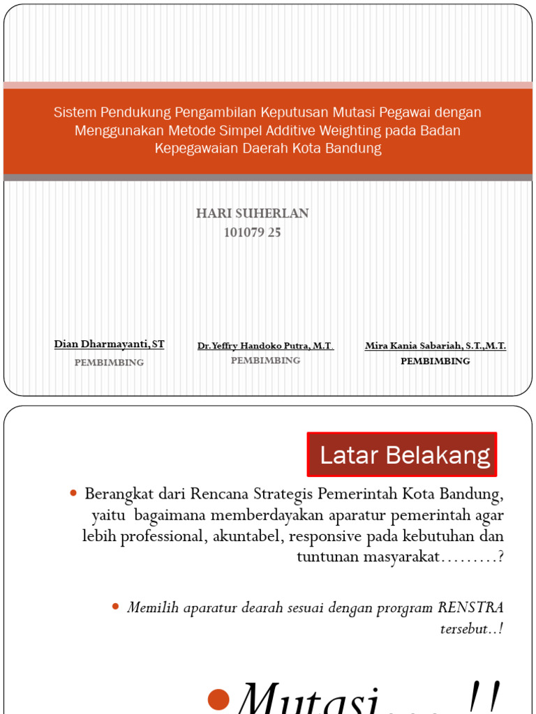 Contoh PPT SPK | PDF