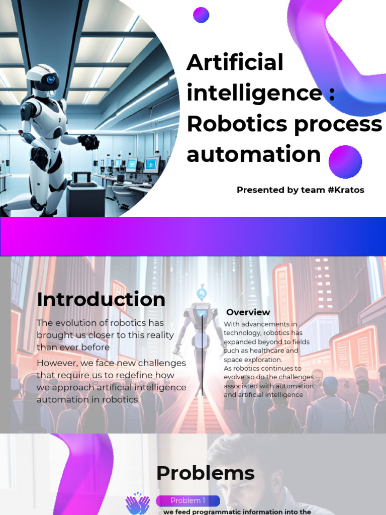 Robotics Process Automation Overview | PDF | Automation | Artificial Intelligence