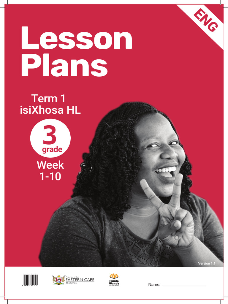 FW Lesson Plan Book (GR 3 Term 1) Final Print | Download Free PDF ...