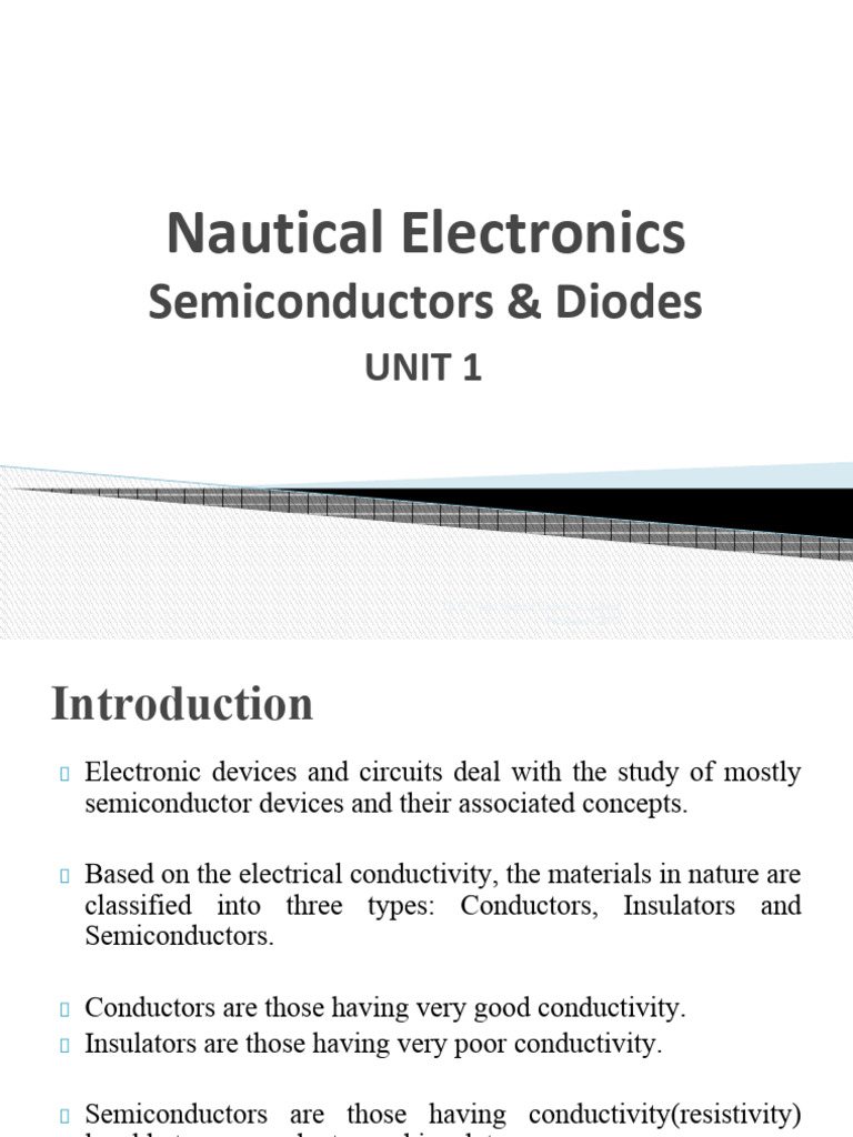 Sem 1 Electronics | PDF | P–N Junction | Bipolar Junction Transistor