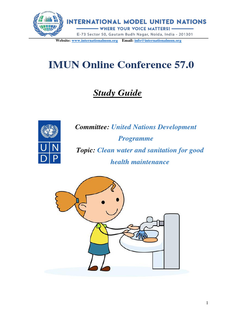 Study Guide - UNDP - International MUN Online Conference 57.0 | PDF ...