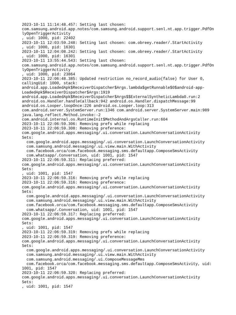 PM Debug Info | PDF | Android (Operating System) | Arm Architecture