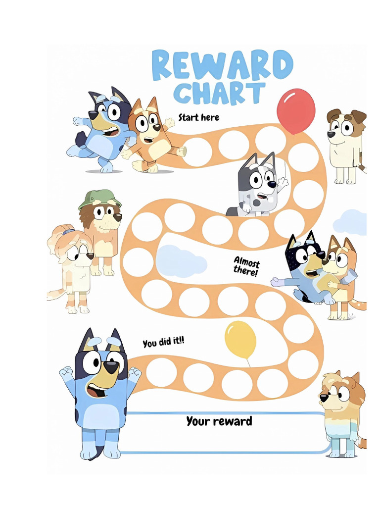 Bluey Reward Chart | PDF