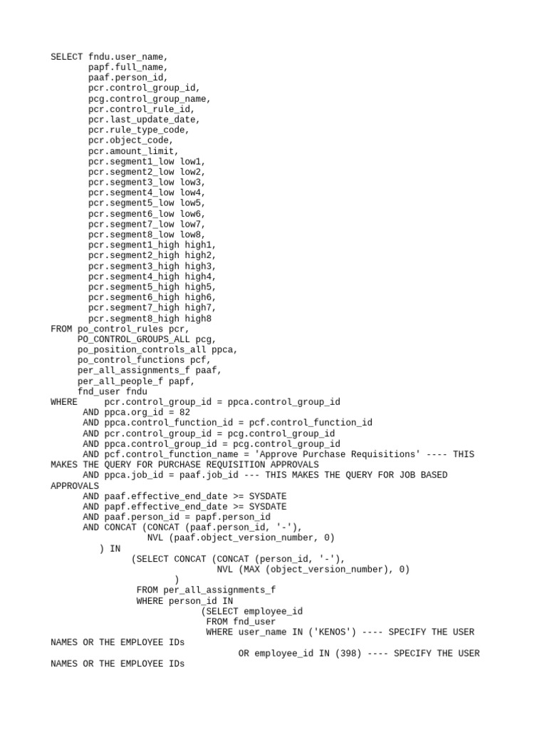 User Approval Group Query | Download Free PDF | Computing