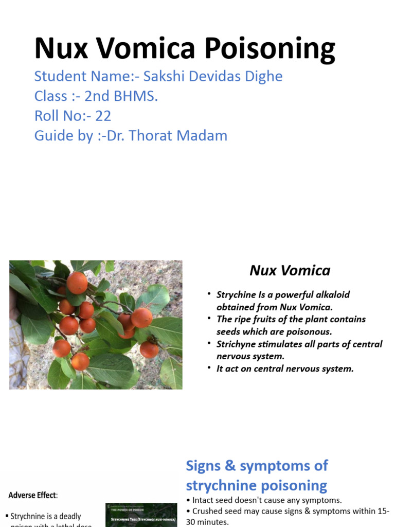 Nux Vomica | PDF
