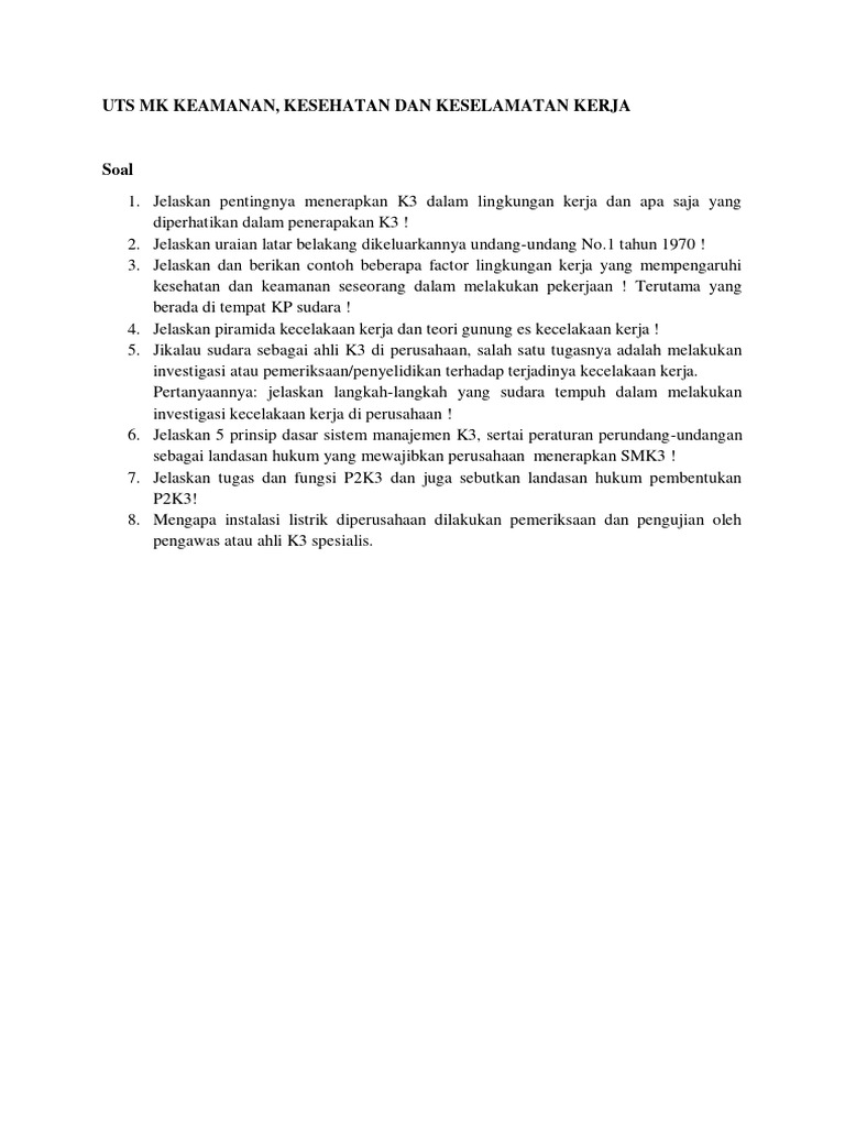 UTS MK K3 Dharma P. Sandipu | PDF