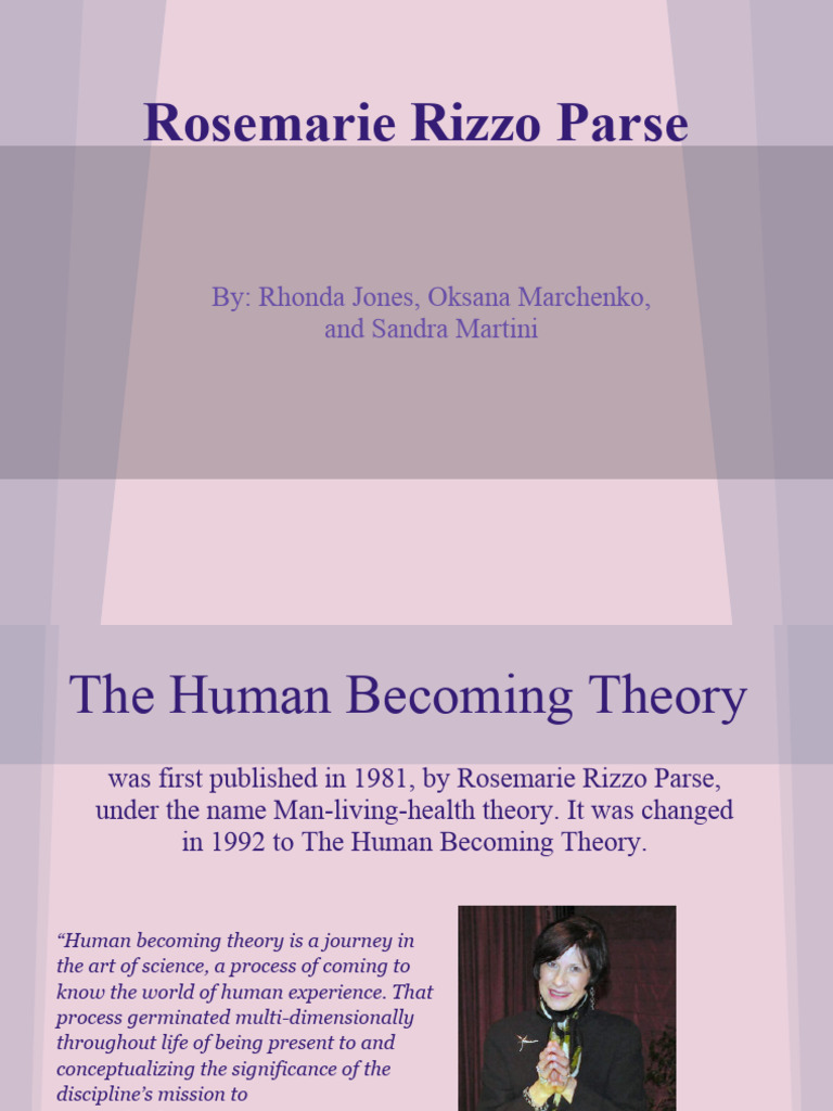 Parse | PDF | Nursing | Theory