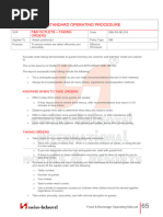 Banquet SOP: Setup & Procedures Guide | PDF | Tableware | Buffet