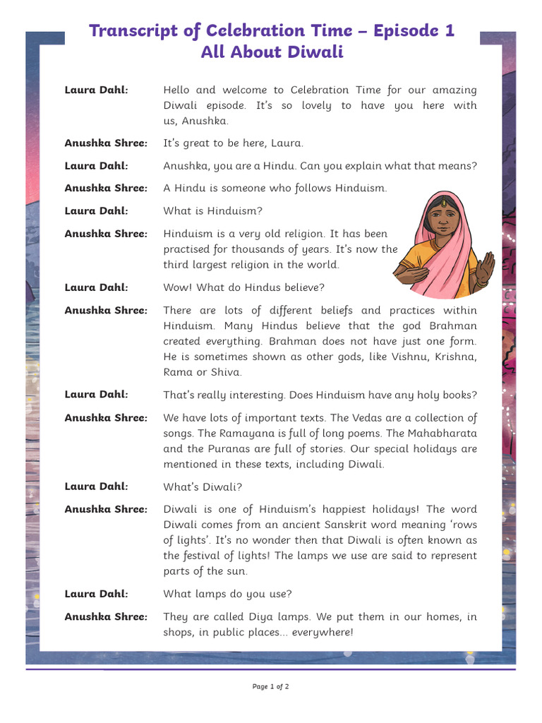 Understanding Diwali and Hinduism | PDF | Hindu Mythology | Rama