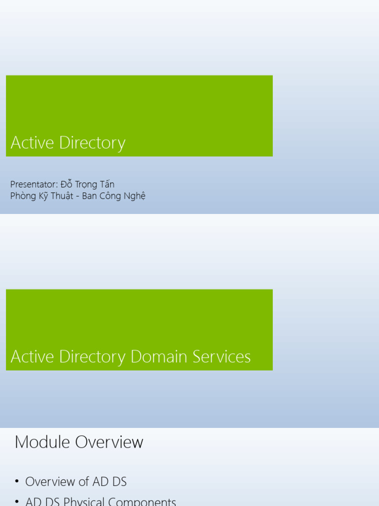 Slides Preference | PDF | Active Directory | Domain Name System
