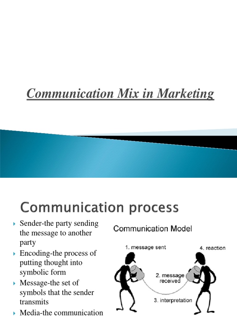 Marketing Communication Mix Explained | PDF | Advertising | Communication