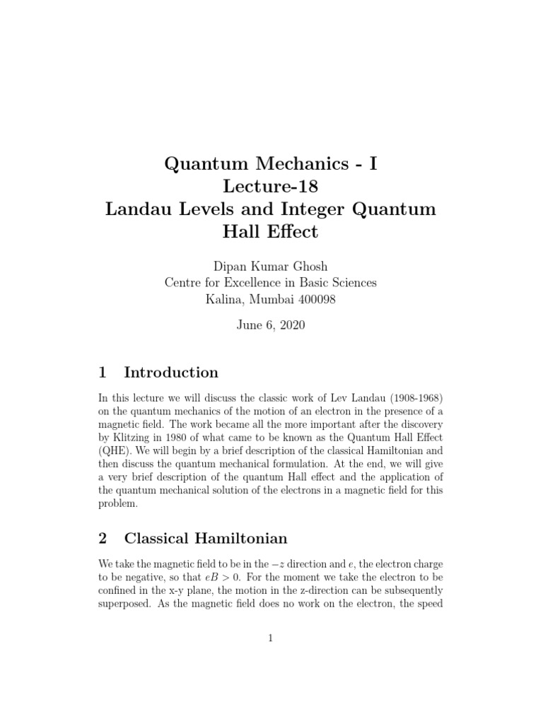 Landau | PDF | Electrical Resistivity And Conductivity | Physics