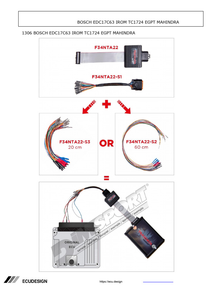 EDC17C63 TC1724 ECU Pinout Guide | PDF