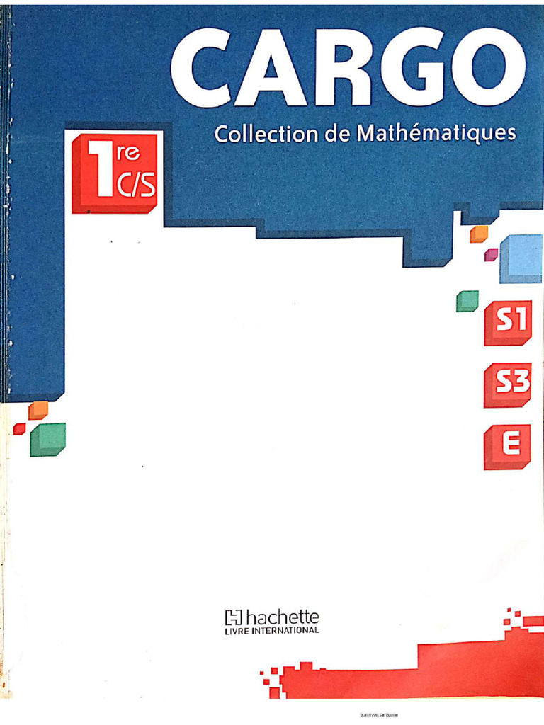 Maths1.S Cargo Edby0h | PDF
