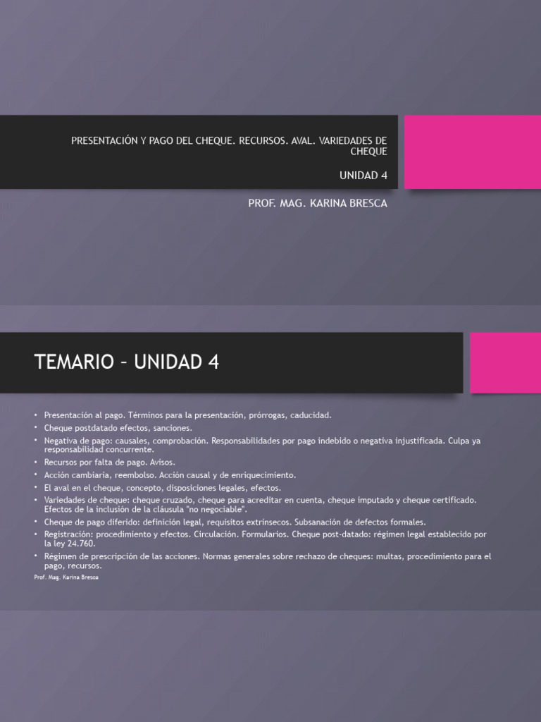 Guía Completa sobre Cheques y Pagos | PDF | Cheque | Bancos