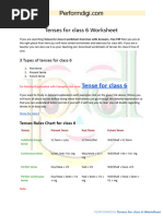 Class 7 Tenses Worksheet with Answers | PDF | Grammatical Tense ...