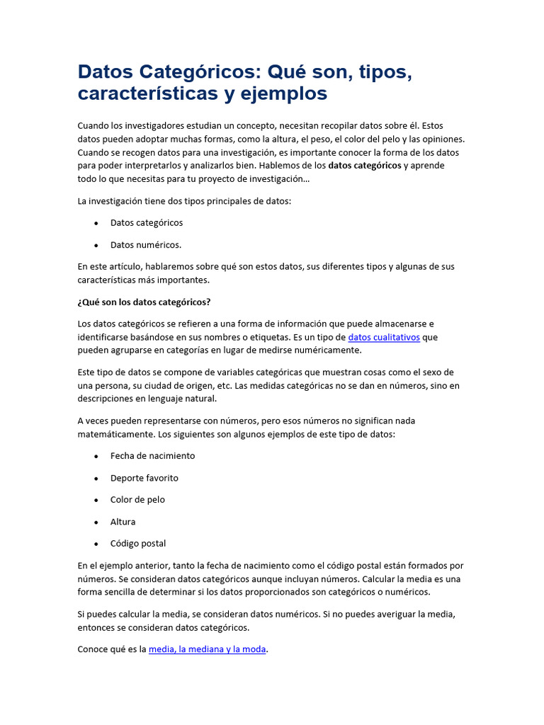 Unidad #6 Datos Categóricos | PDF | Prueba de hipótesis estadísticas ...