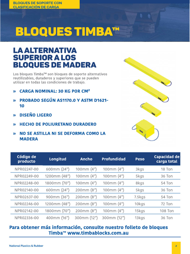 Brochure Timbas Block | PDF