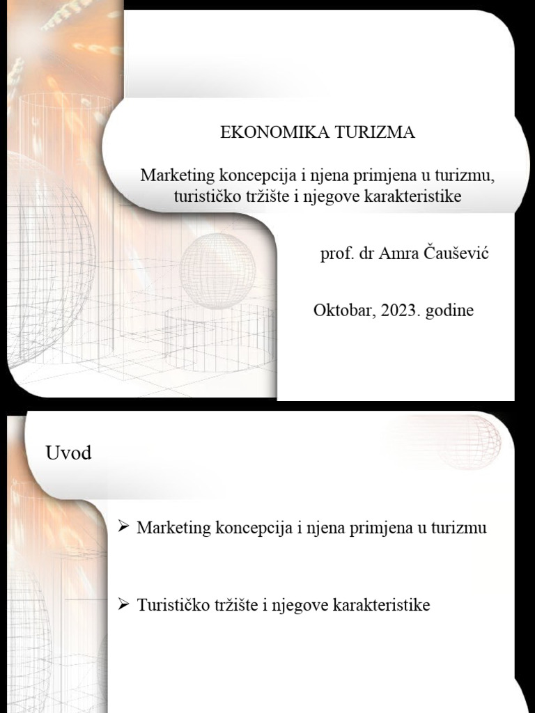 Ekonomika Turizma 4 | PDF