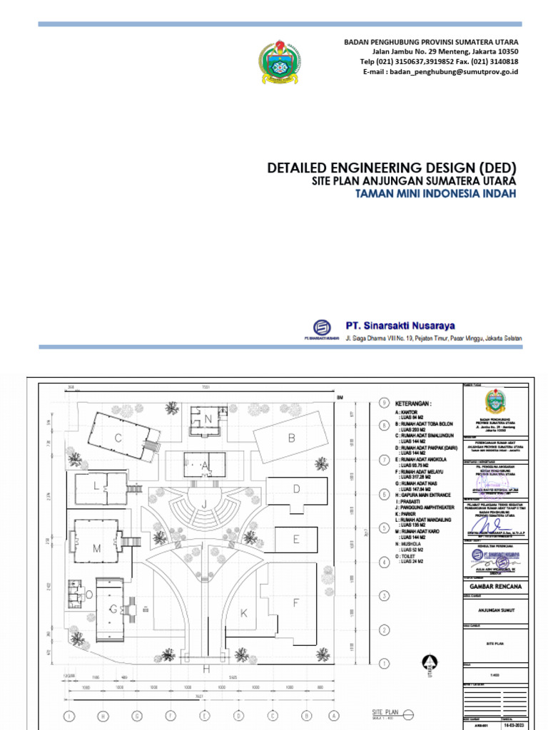 1.gambar Ded Site Plan Tmii | PDF