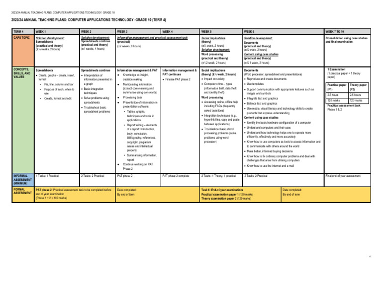 1.490 ATP 2023-24 GR 10 Comp App Tech Final | PDF | Spreadsheet ...