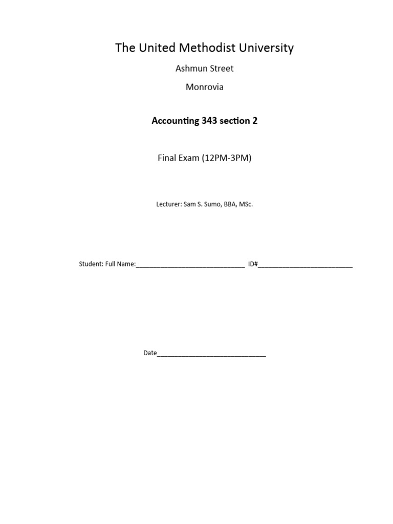 Cost Accounting Final Exam Pdf Cost Cost Of Goods Sold