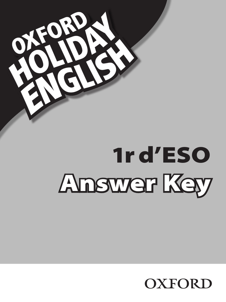 OHE1 ESO AnswerKey Català | PDF