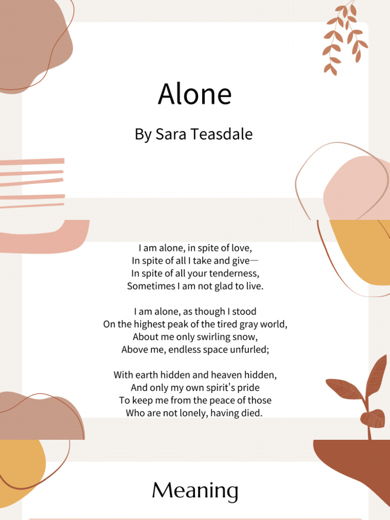 S1123022 The Mid-Term Poem Analysis Presentation File | PDF