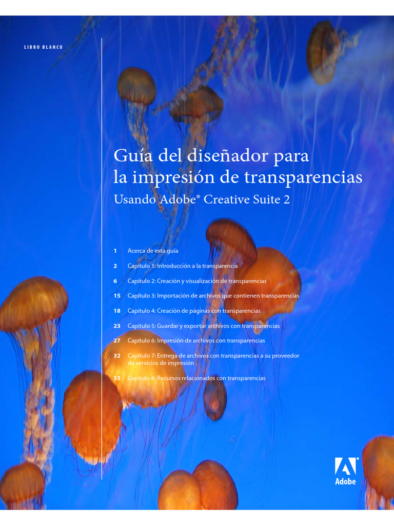 Guía para Imprimir Transparencias | PDF | Ilustrador Adobe | Procesamiento de imágenes