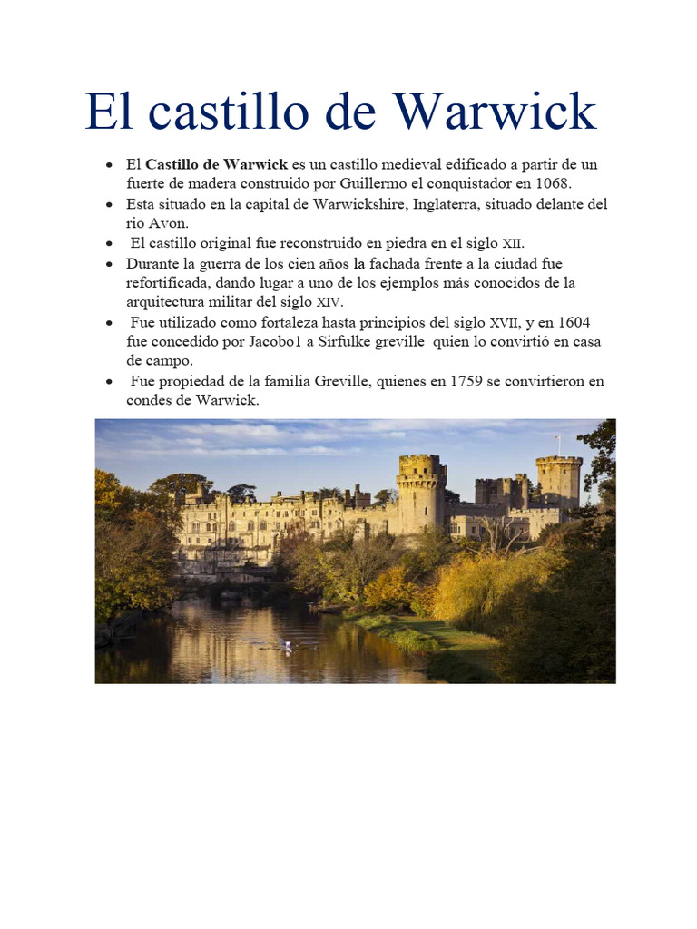 Castillo de Warwick | PDF