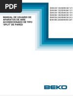 Manual de Operacion Mini Split Prime PDF | PDF | Control remoto ...