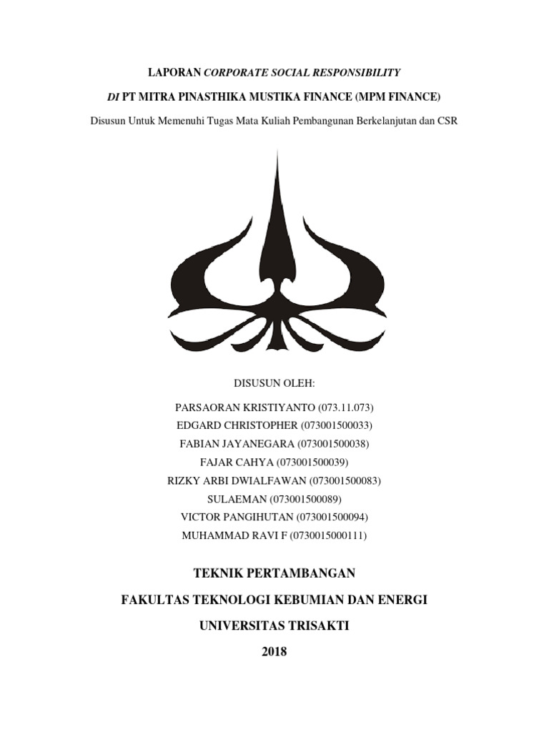 Laporan CSR PDF | PDF