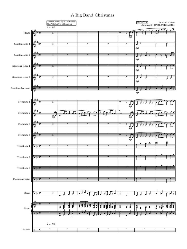 A Big Band Christmas Conductor | PDF