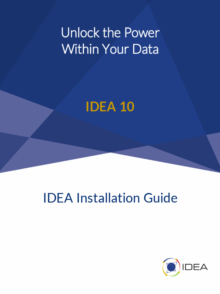 IDEA Installation Guide | PDF | Installation (Computer Programs ...