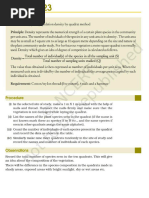 Quadrat Sampling | PDF | Sampling (Statistics) | Vegetation