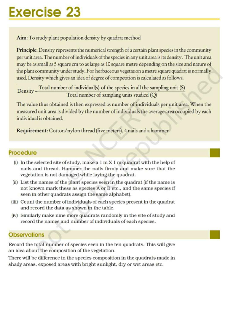 Practical Density and Frequency | PDF