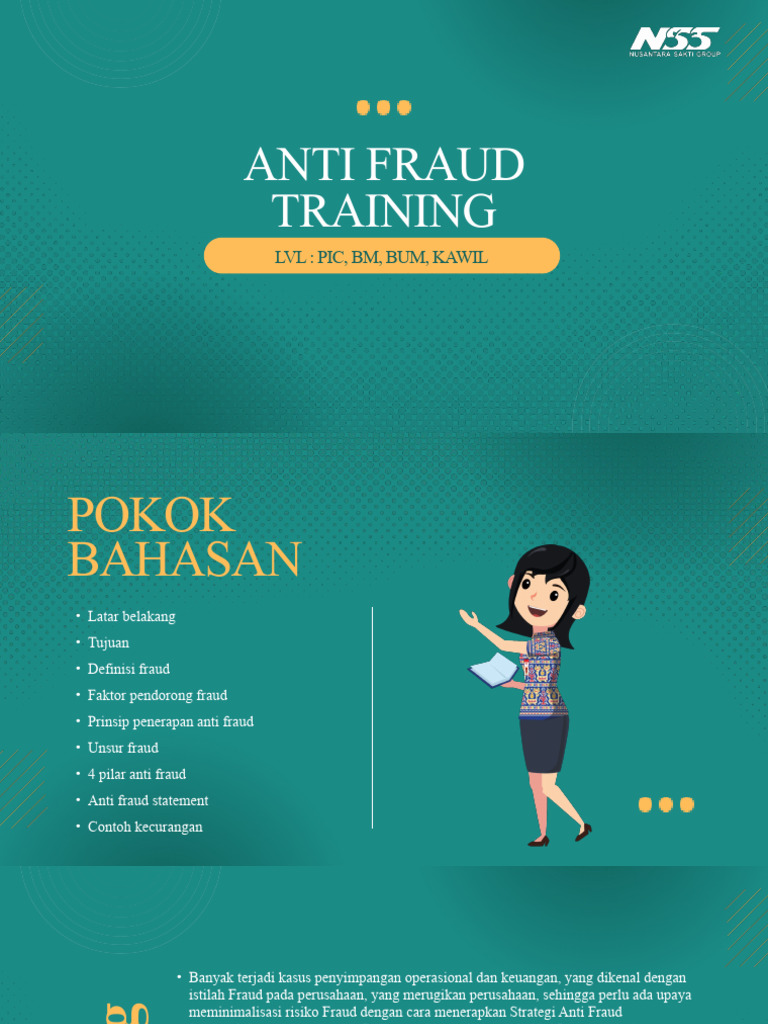 Pelatihan Anti Fraud untuk Manajer | PDF