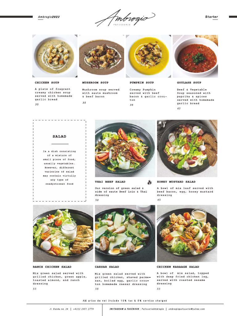 Ambrogio Menu Digital AUG 2022 | PDF