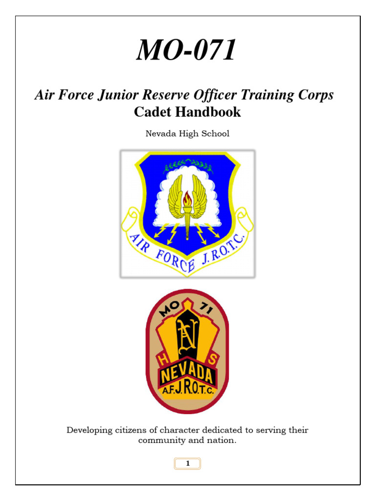 Mo-071 Jrotc Cadet Handbook 2023-2024 | PDF | Clothing