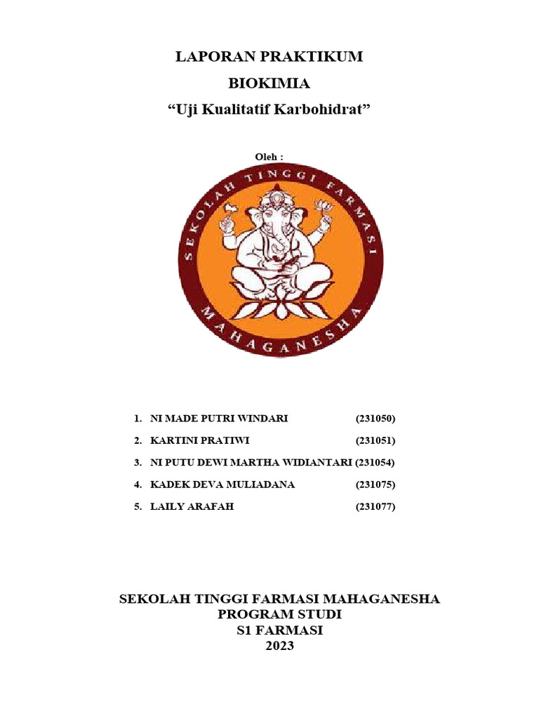 Laporan Biokim | PDF