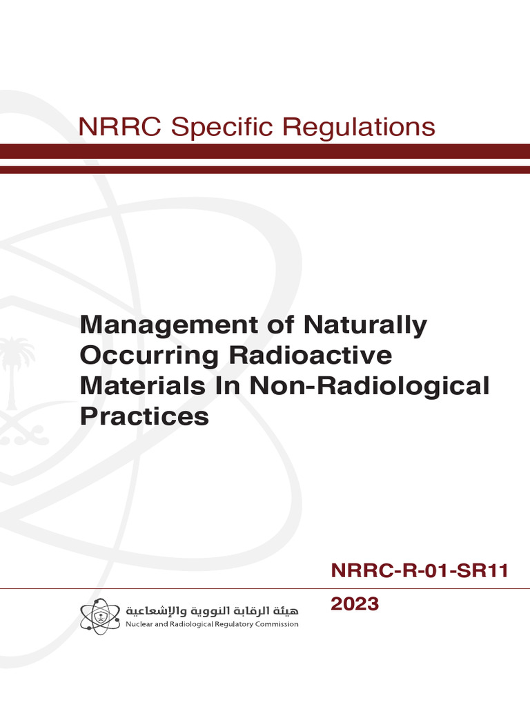 NRRC-R-01-SR11 1 | PDF | Radioactive Waste | Radioactive Decay