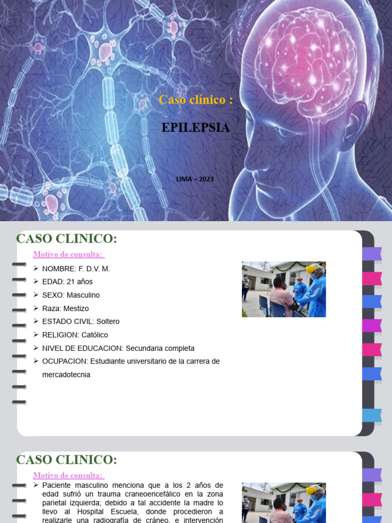 Caso Clinico Epilepsia | PDF | Epilepsia | Causas de la muerte