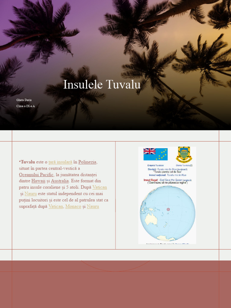Insulele Tuvalu | PDF