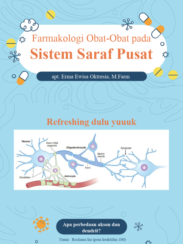Farmakologi Obat-Obat Pada: Sistem Saraf Pusat | PDF | Neurochemistry ...