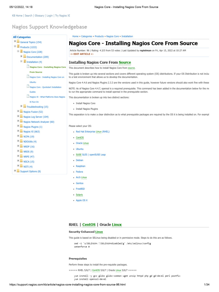 Nagios Core Installing Nagios Core From Source Download Free Pdf Software Computing