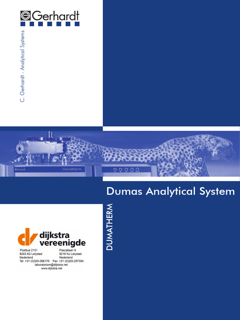 Dijkstra Vereenigde Gerhardt Dumatherm | PDF | Combustion | Nitrogen