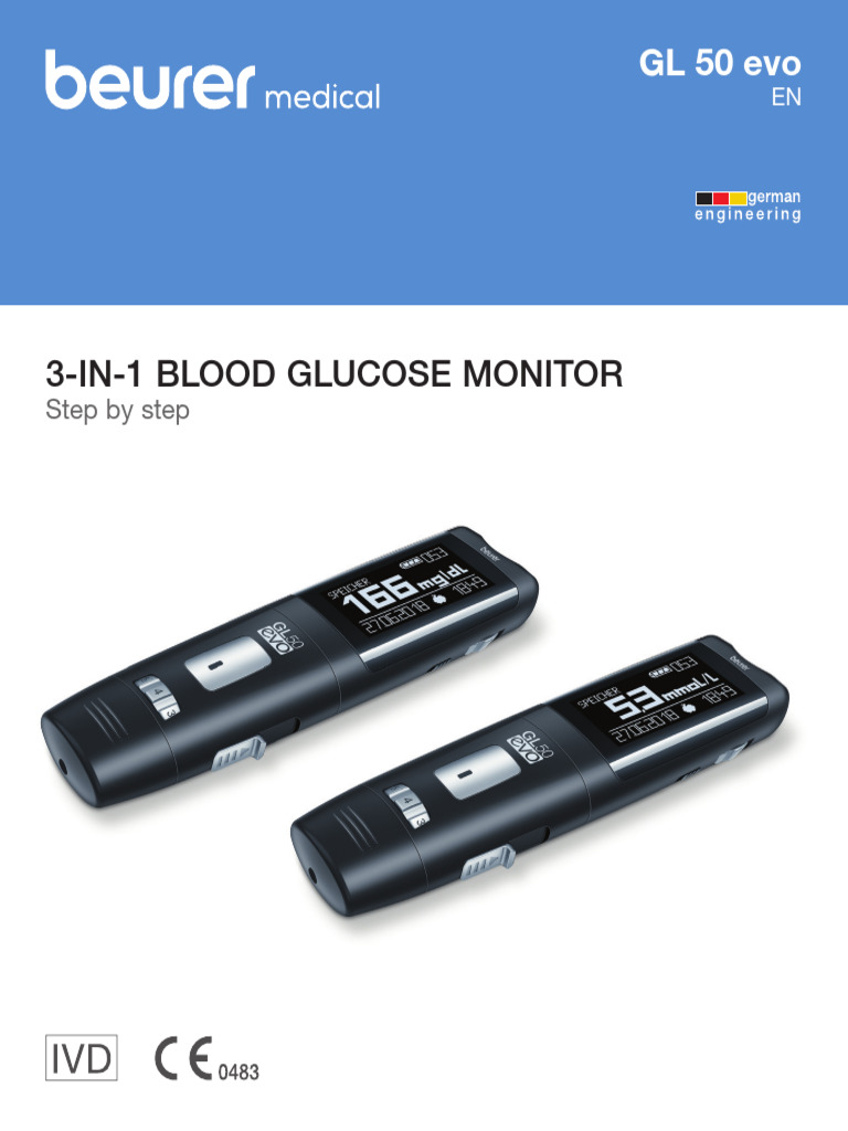 Beurer GL50 Evo | PDF | Diabetes | Medical Specialties