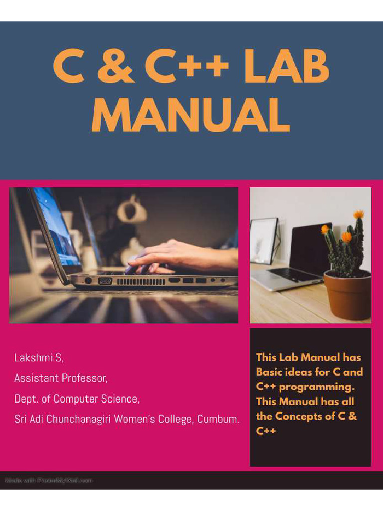 C++ Lab Manual | PDF | C++ | Computer Programming C++ Lab Manual | PDF | C++ | Computer Programming