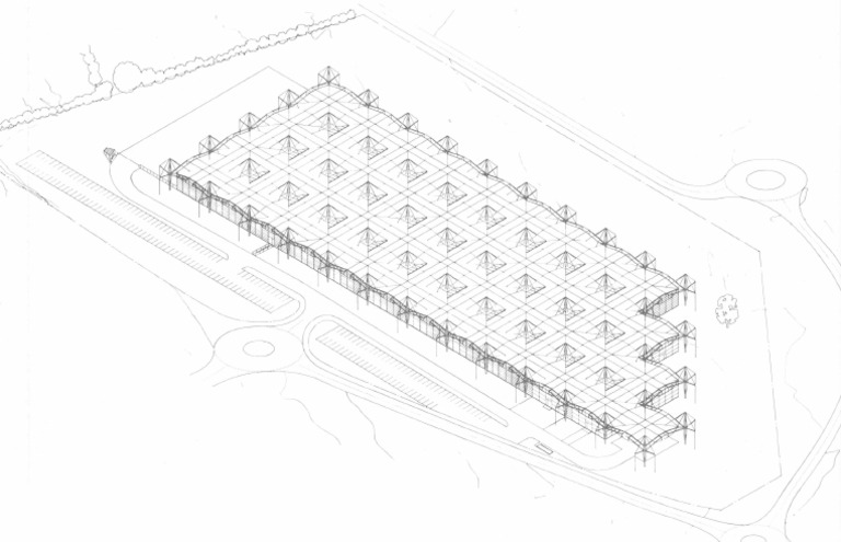 Axonometric Showing Structural Bays of Centre | PDF